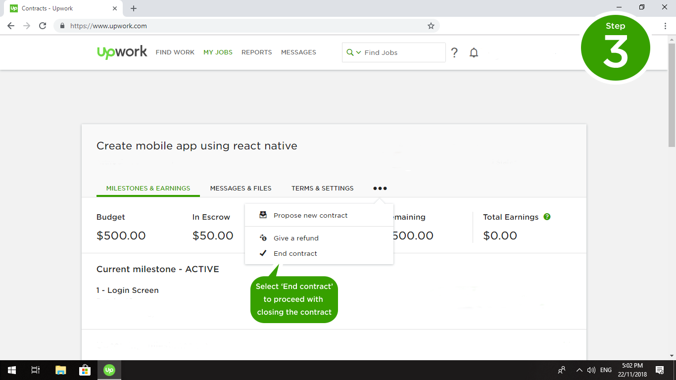 End Your Contract Upwork Customer Service Support Upwork Help